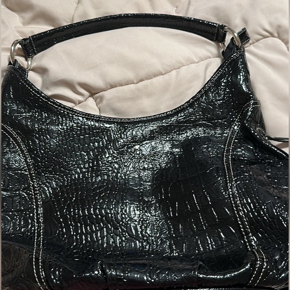 Alfred Dunner | Bags | Alfred Dunner Black Animal Print Large Shoulder ...